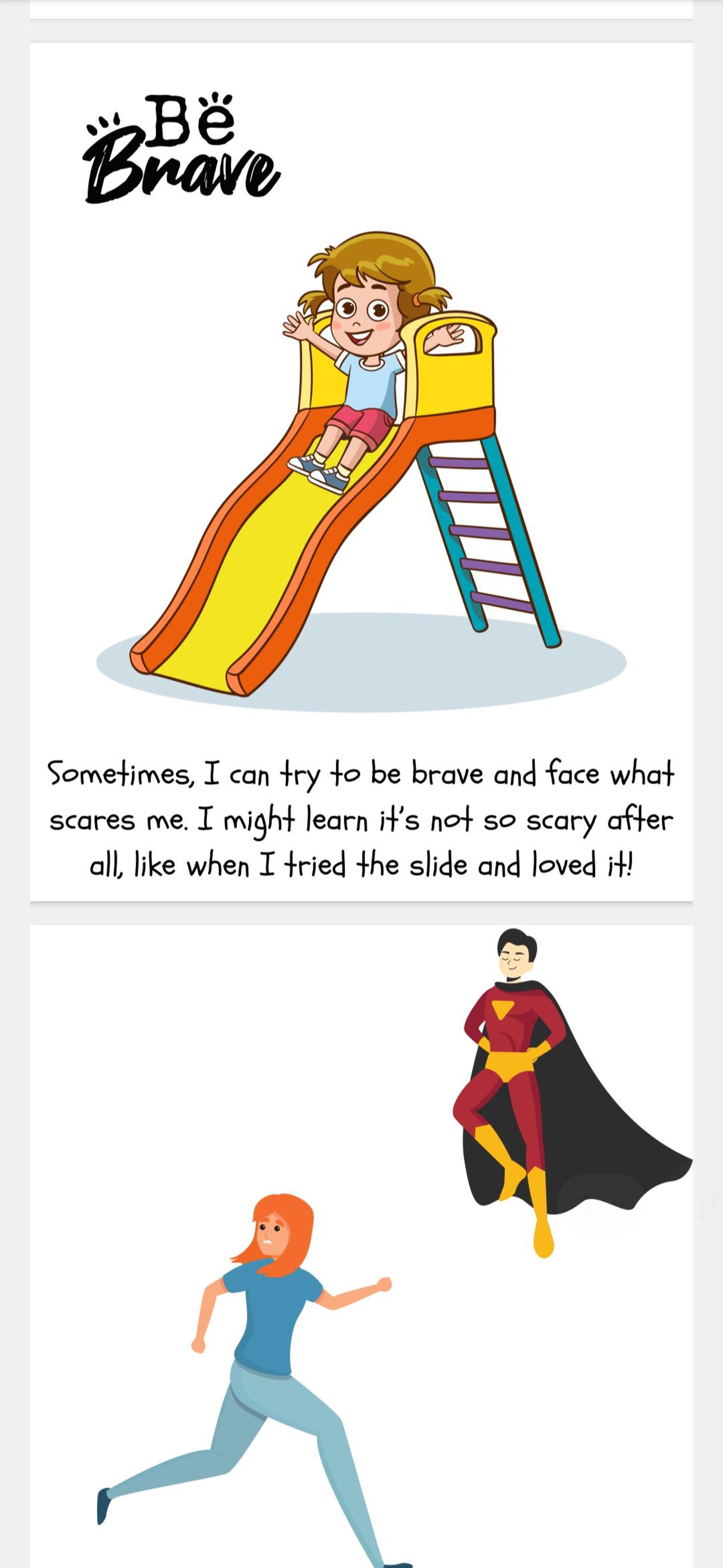 It’s Okay to Be Afraid Social Story | Autism-friendly Printable PDF for ...