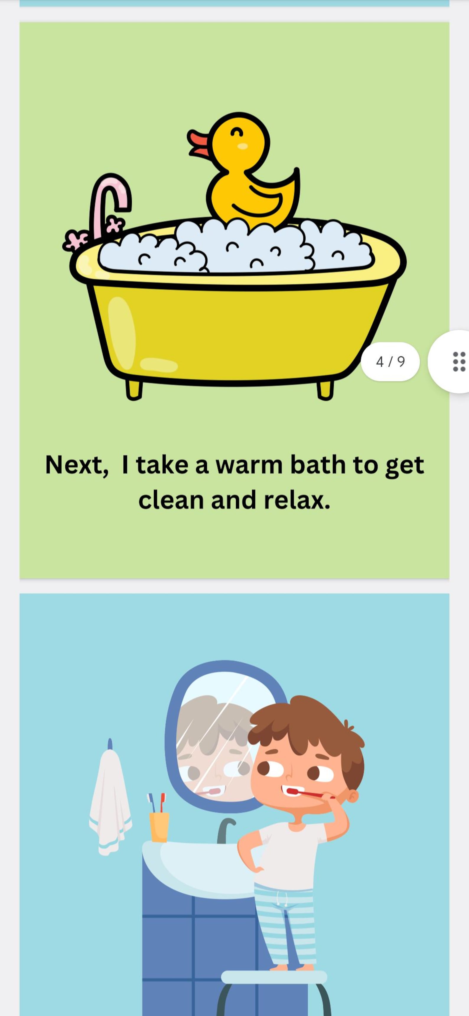 Bedtime Routine Social Story for Kids| Autism Friendly Visual Bedtime ...