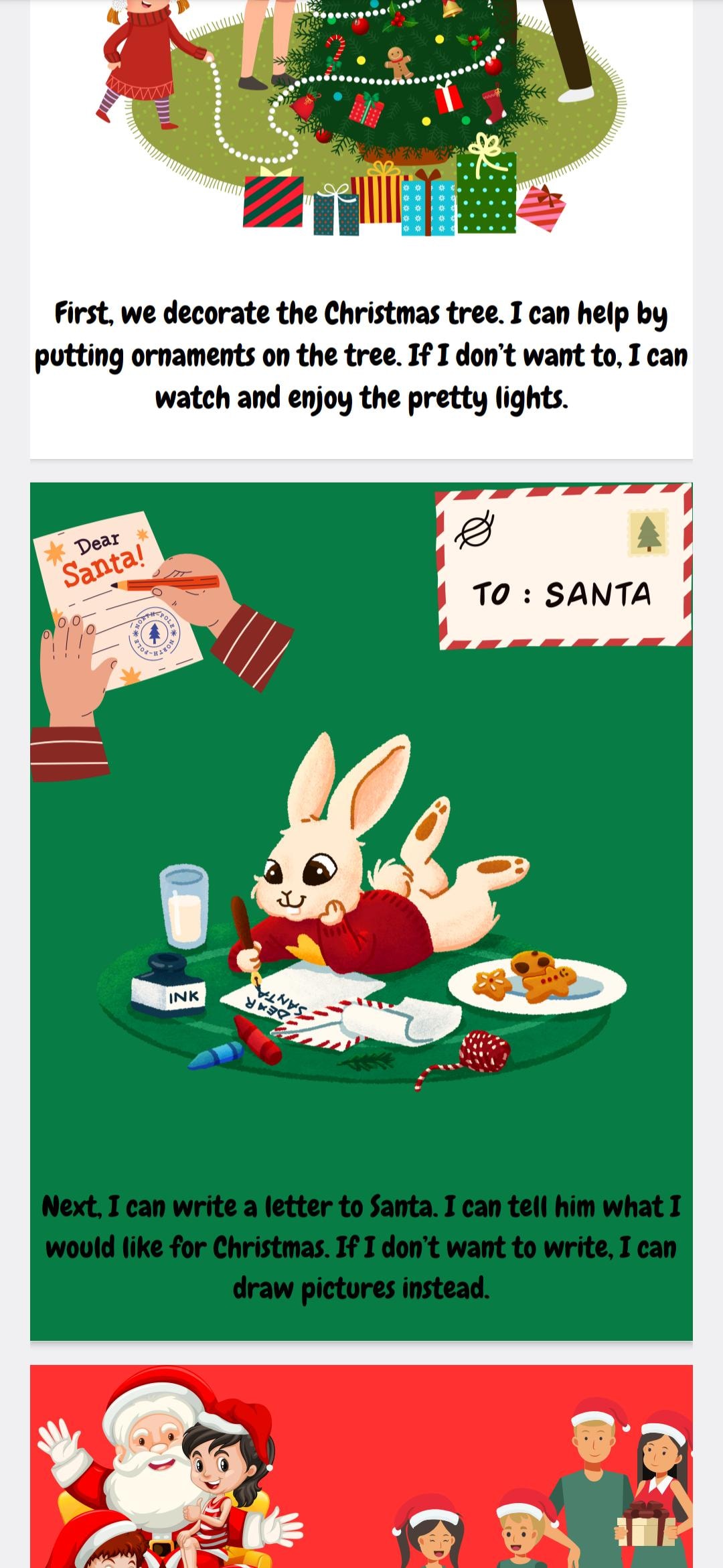 Christmas Social Story: Autism & Sensory-friendly Holiday Guide (PDF ...