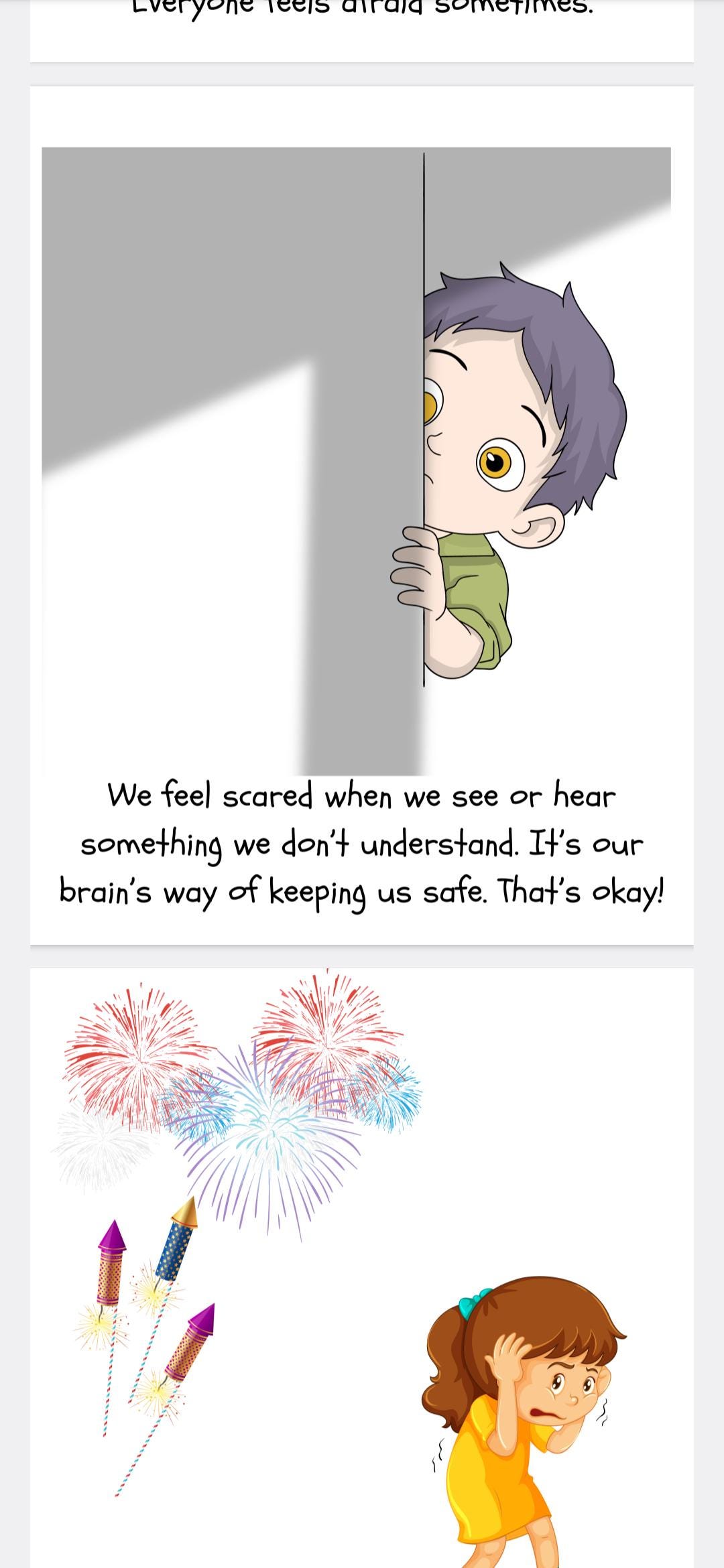 It’s Okay to Be Afraid Social Story | Autism-friendly Printable PDF for ...