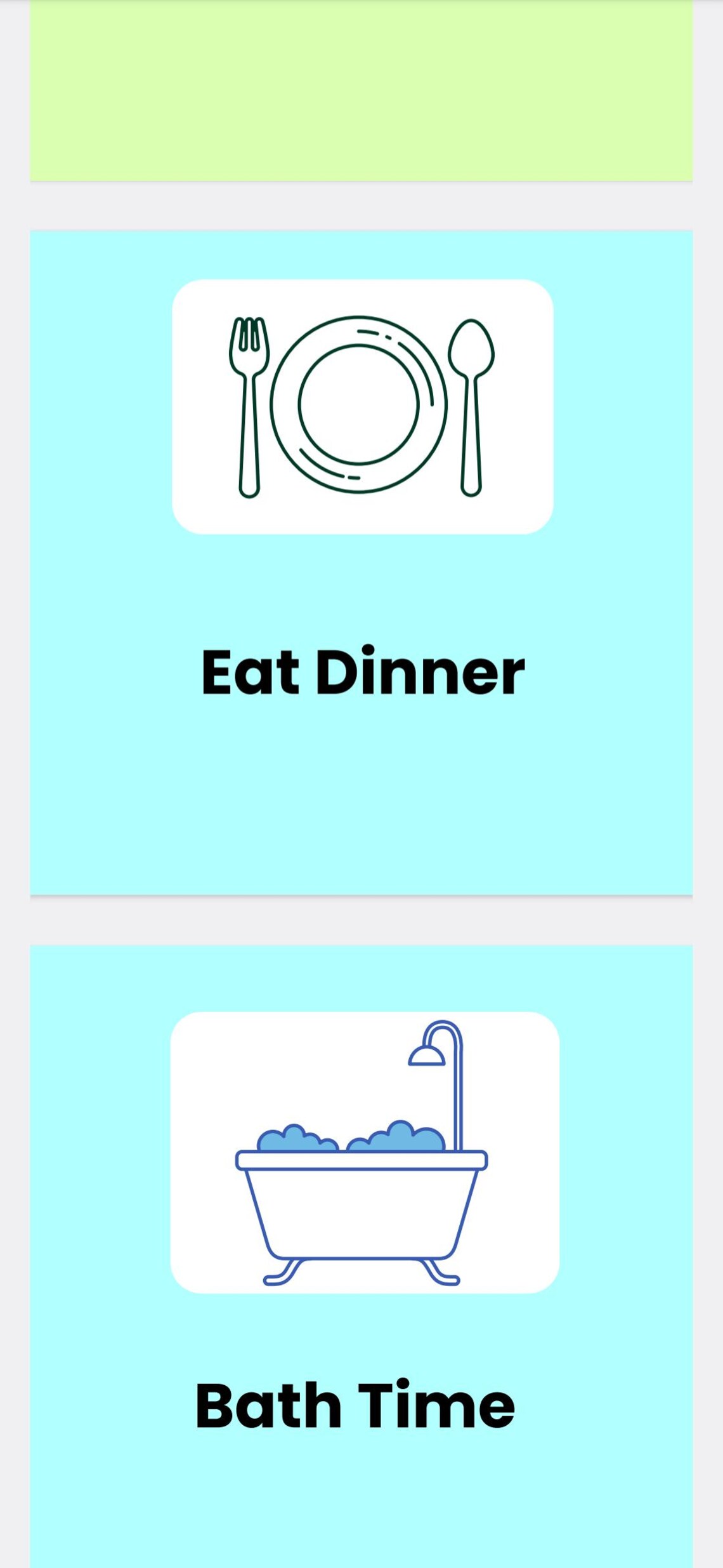 Visual Schedule Cards for Kids | Autism Routine Cards | Printable Daily ...