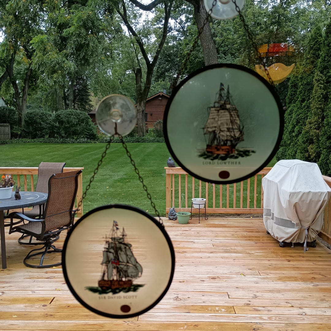 West Germany Lord Lowther and Sir David Scott 5 Round Sailing Ships ...