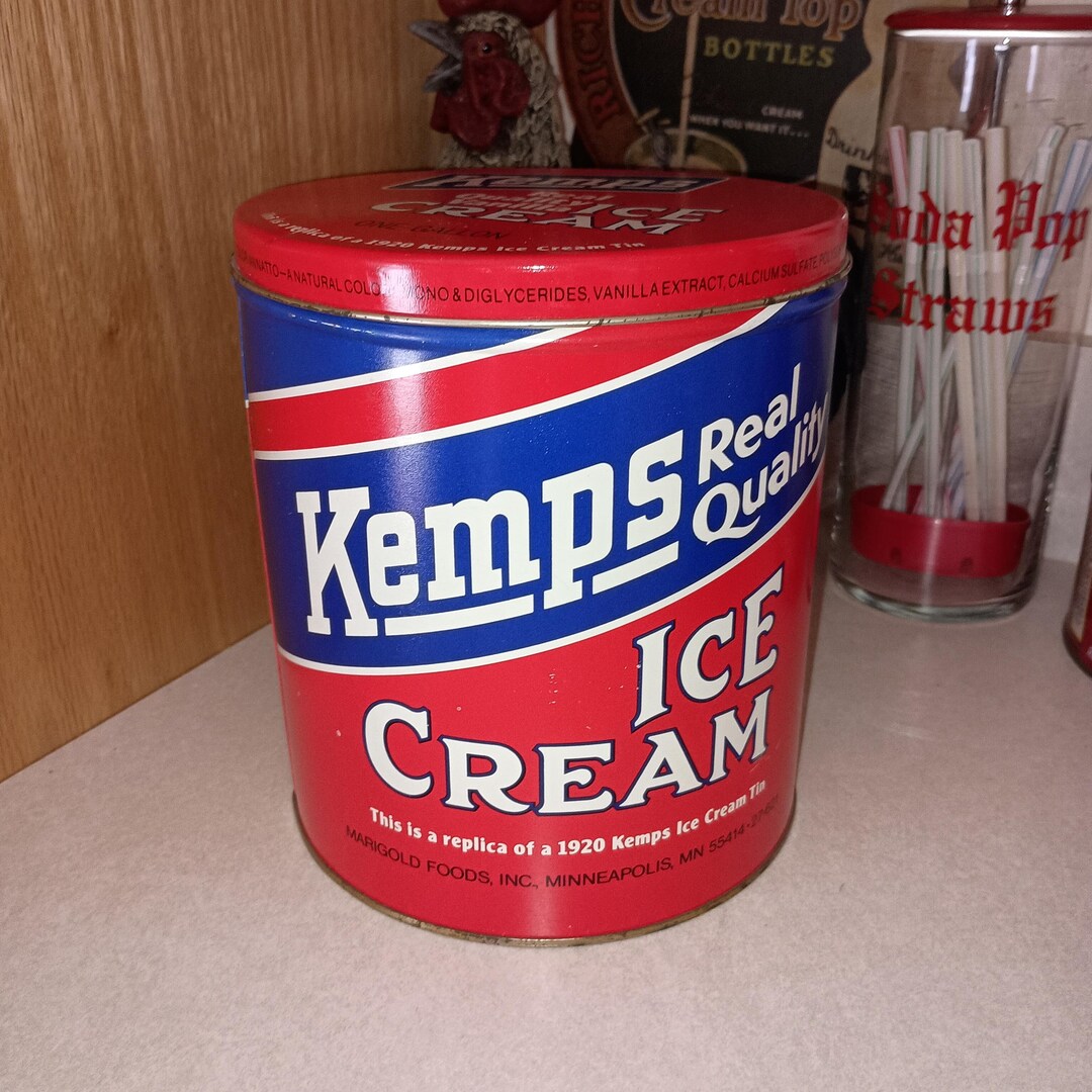 1920s Replica Kemps Marigold Foods One Gallon Ice Cream Tin - Etsy