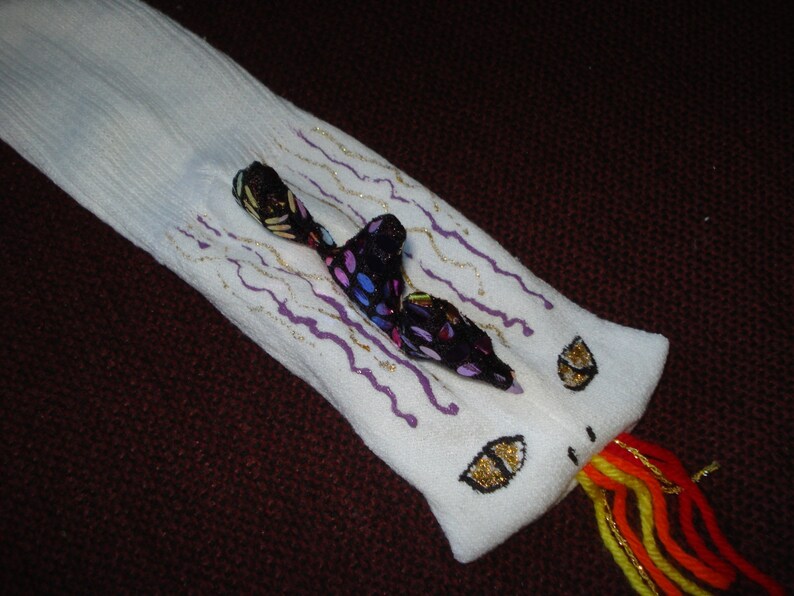 Dragon Sock Puppet Colorful Puppets Class Room Aid Visual Aid | Etsy