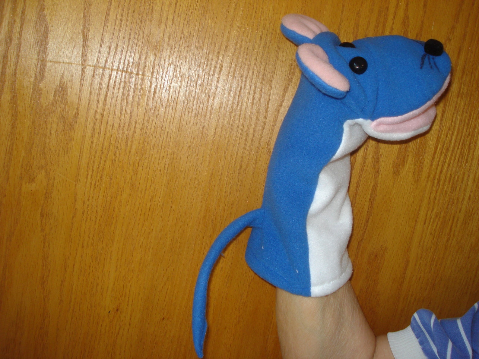 Blue Mouse Hand Puppet Puppets Mice Social Skills Movable | Etsy