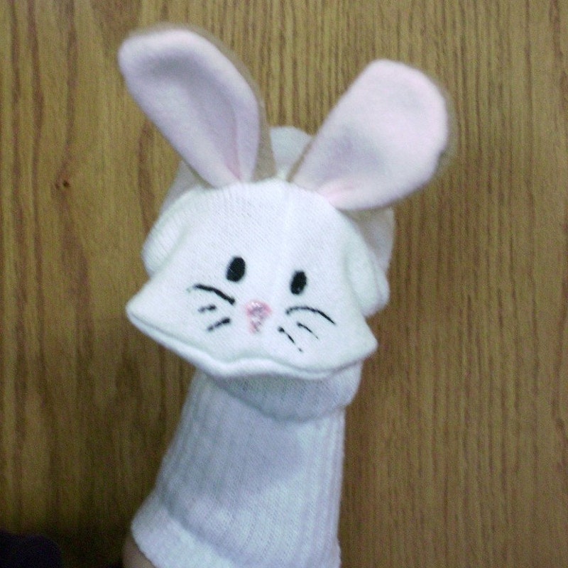 Rabbit Puppet - Etsy