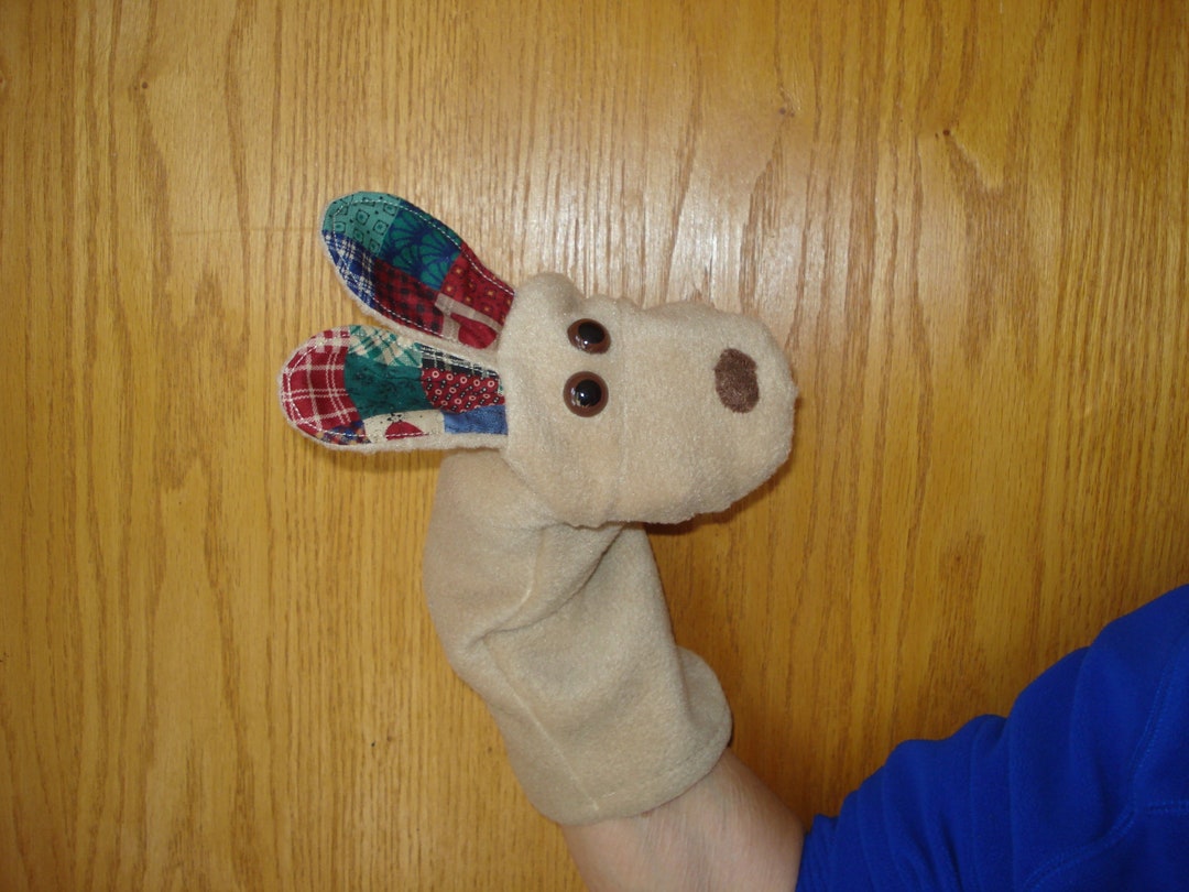 Buy Rabbit Bunny Handmade Puppet Tan Puppets Classroom Storytelling ...