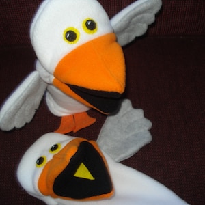 Sea Gull Hand Puppet Bird - Etsy