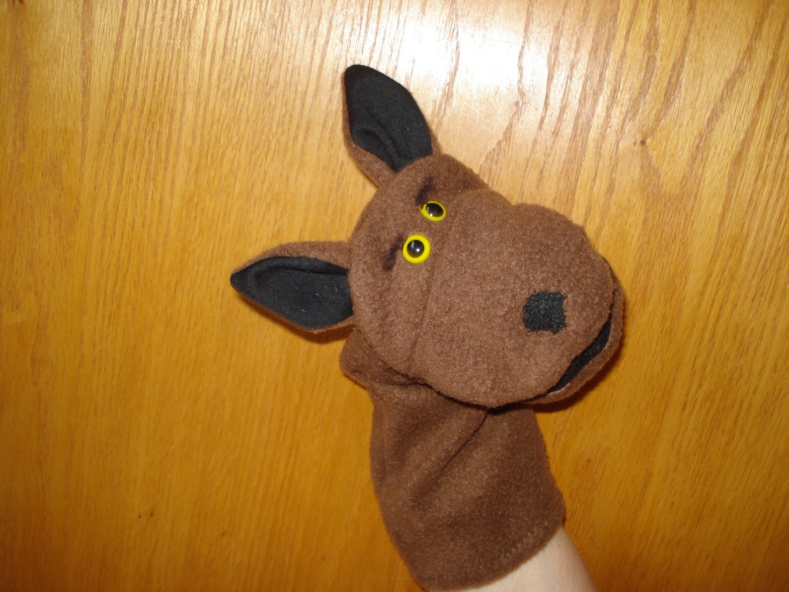 Jackal Hand Puppet Movable Mouth Washable 10 Inches Long - Etsy