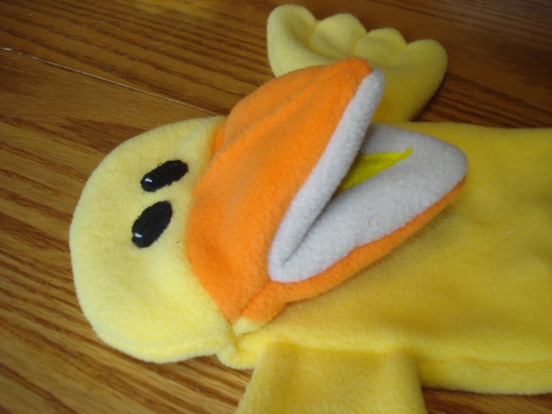 Yellow Bird Hand Puppet Hand Made Movable Mouth Nature Story - Etsy