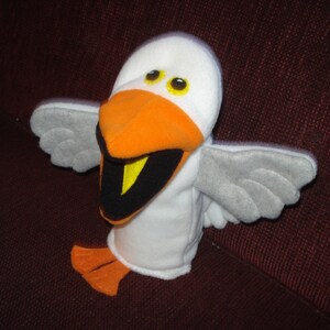 Sea Gull Hand Puppet Bird - Etsy