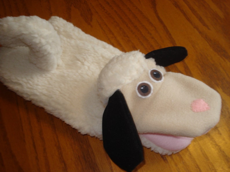 Sheep Lamb Hand Puppet Sewn Felt Eyes Movable Mouth - Etsy