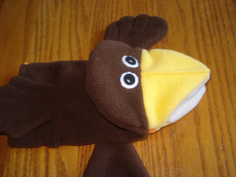 Robin Bird Hand Puppet Felt Eyes Movable Mouth - Etsy