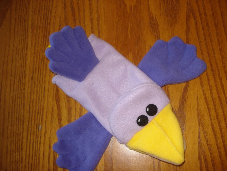 Bird Hand Puppet Mouth is Moveable Safe Felt Sewn on Eyes - Etsy