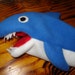 Blue Shark Hand Puppet Movable Mouth Sewn on Felt Eyes - Etsy