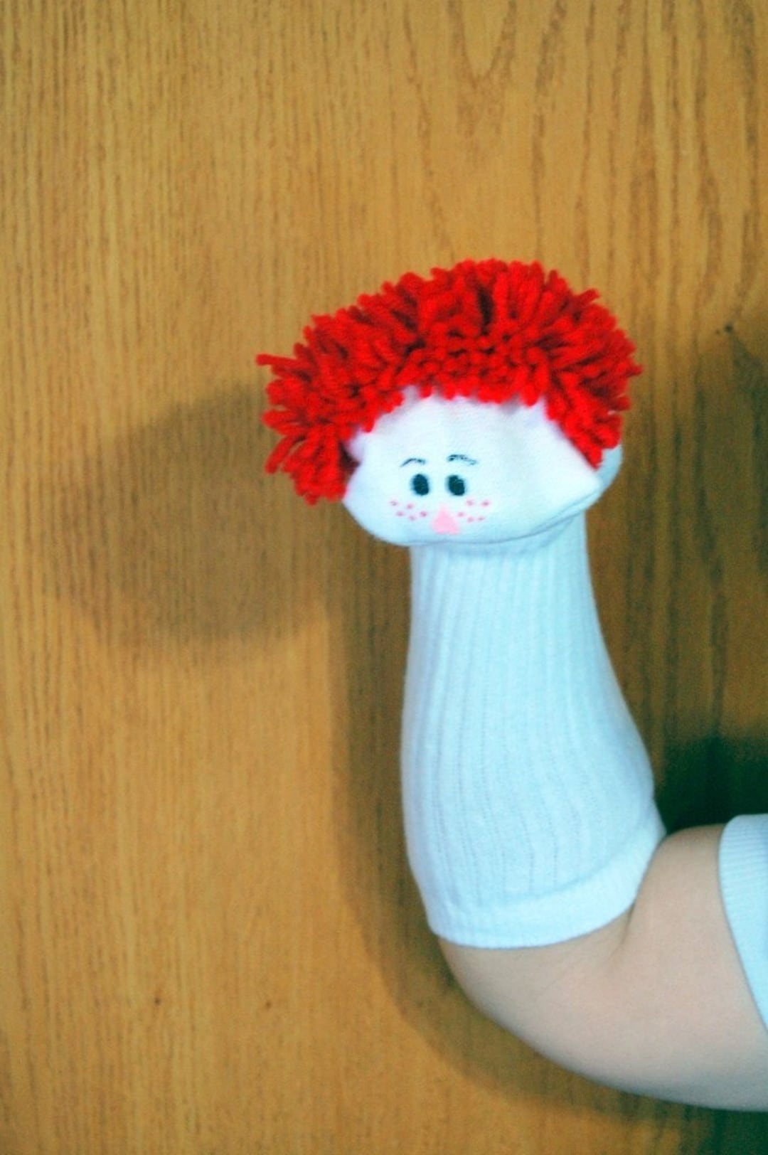 Red Haired Boy Sock Puppet From Puppets by Margie - Etsy