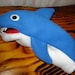Blue Shark Hand Puppet Movable Mouth Sewn on Felt Eyes - Etsy