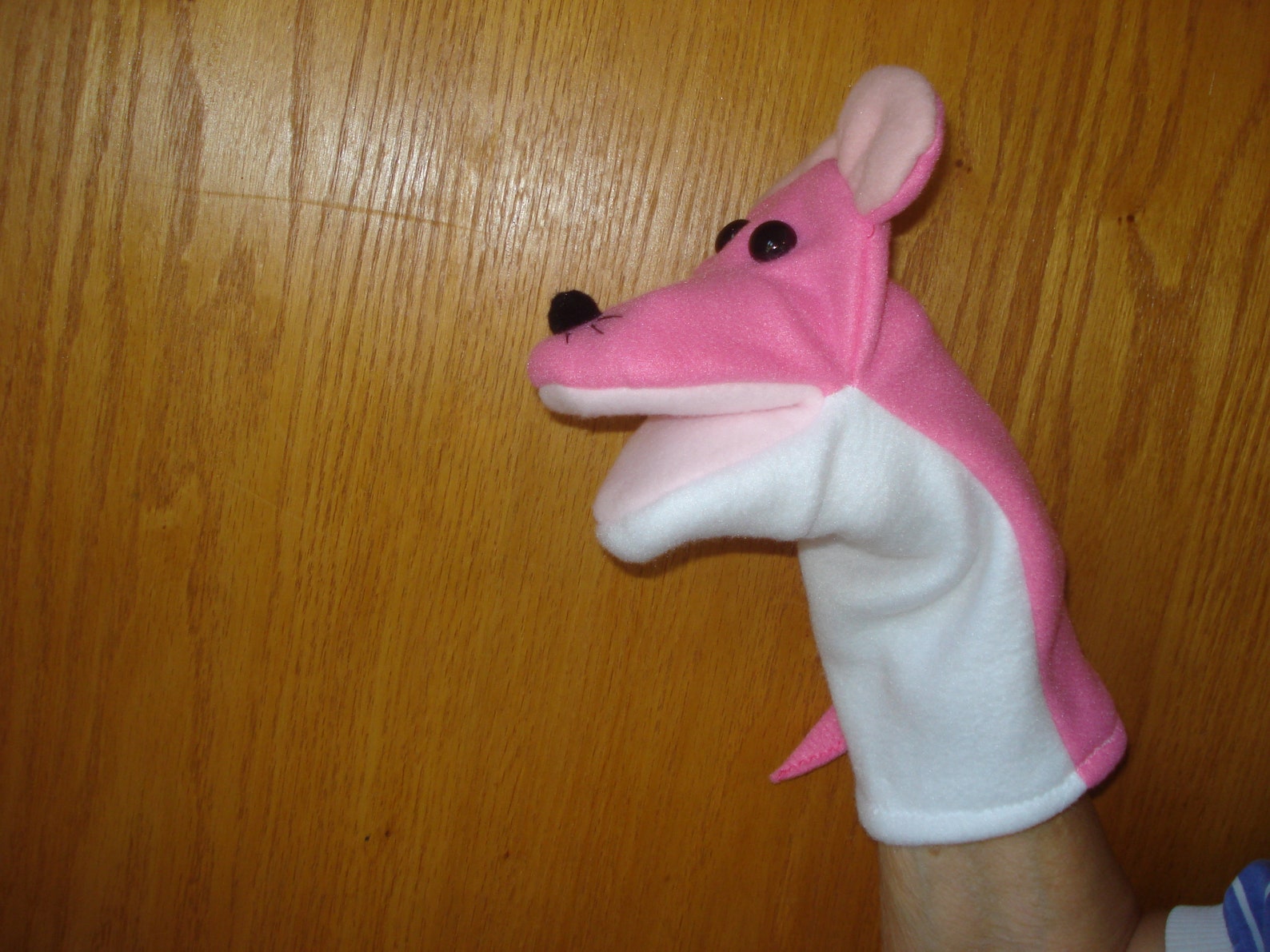 Pink Mouse Hand Puppet Puppets Mice Social Skills Movable | Etsy