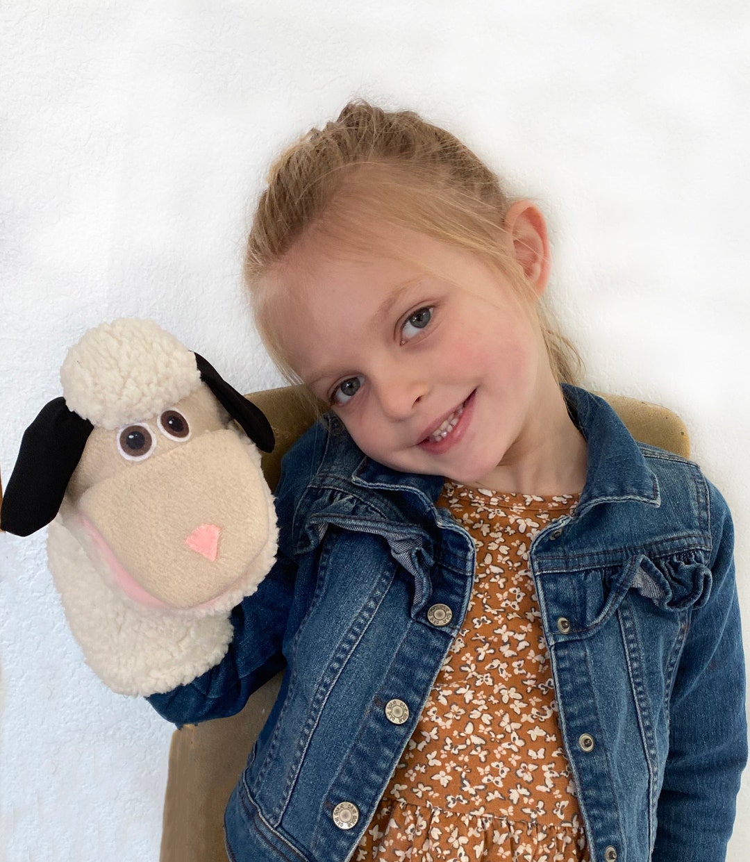 Sheep Lamb Hand Puppet Sewn Felt Eyes Movable Mouth - Etsy