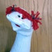 Red Haired Girl Sock Puppet With Braids Class Room Educate Aid Hand ...