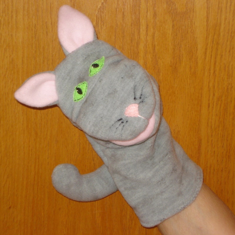 Cat Puppet - Etsy