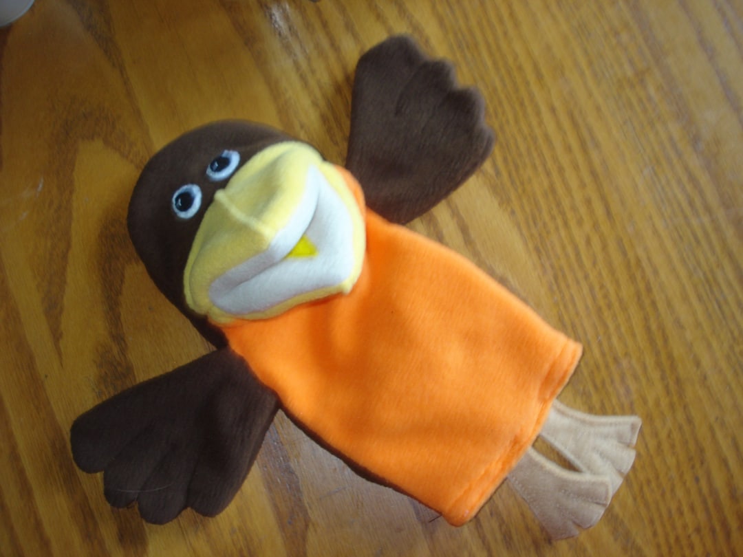Robin Bird Hand Puppet Felt Eyes Movable Mouth - Etsy
