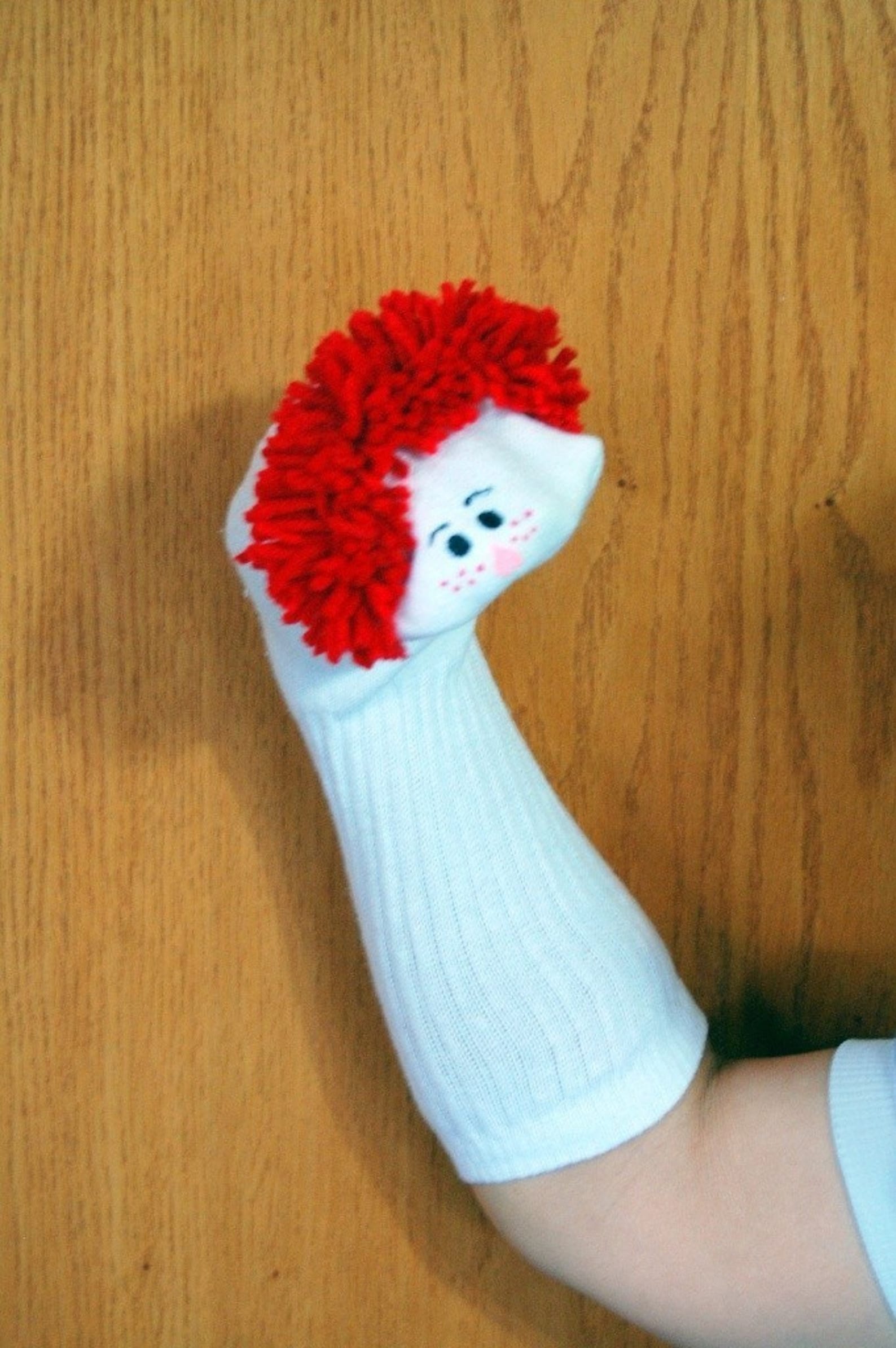 Red Haired Boy Sock Puppet From Puppets by Margie - Etsy