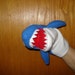 Blue Shark Hand Puppet Movable Mouth Sewn on Felt Eyes - Etsy