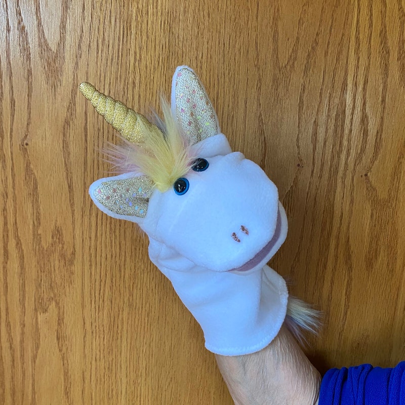 Unicorn Hand Puppets - Etsy