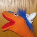 Orange Long Sock Puppet Theater Perform Interactive - Etsy