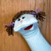 Brown Braided Hair Girl Sock Puppet: Storytelling Aid - Etsy