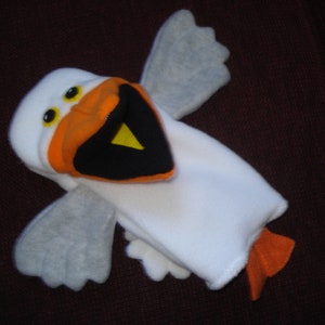 Sea Gull Hand Puppet Bird - Etsy