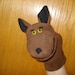 Jackal Hand Puppet Movable Mouth Washable 10 Inches Long - Etsy