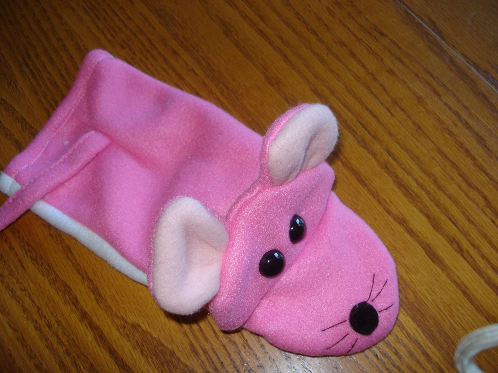 Pink Mouse Hand Puppet Puppets Mice Social Skills Movable | Etsy