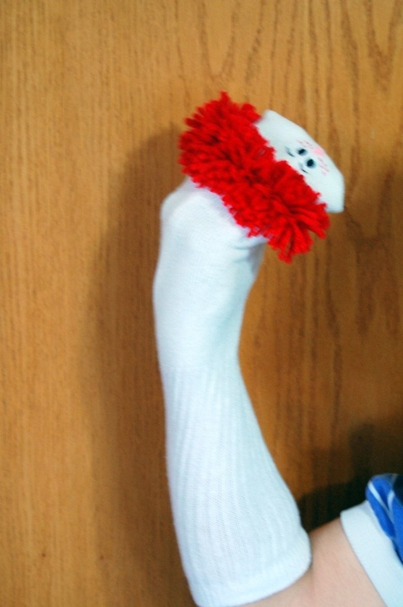 Red Haired Boy Sock Puppet From Puppets by Margie - Etsy