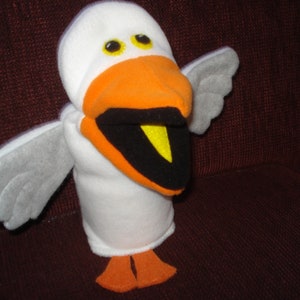 Sea Gull Hand Puppet Bird - Etsy