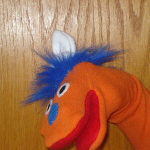 Orange Long Sock Puppet Theater Perform Interactive - Etsy