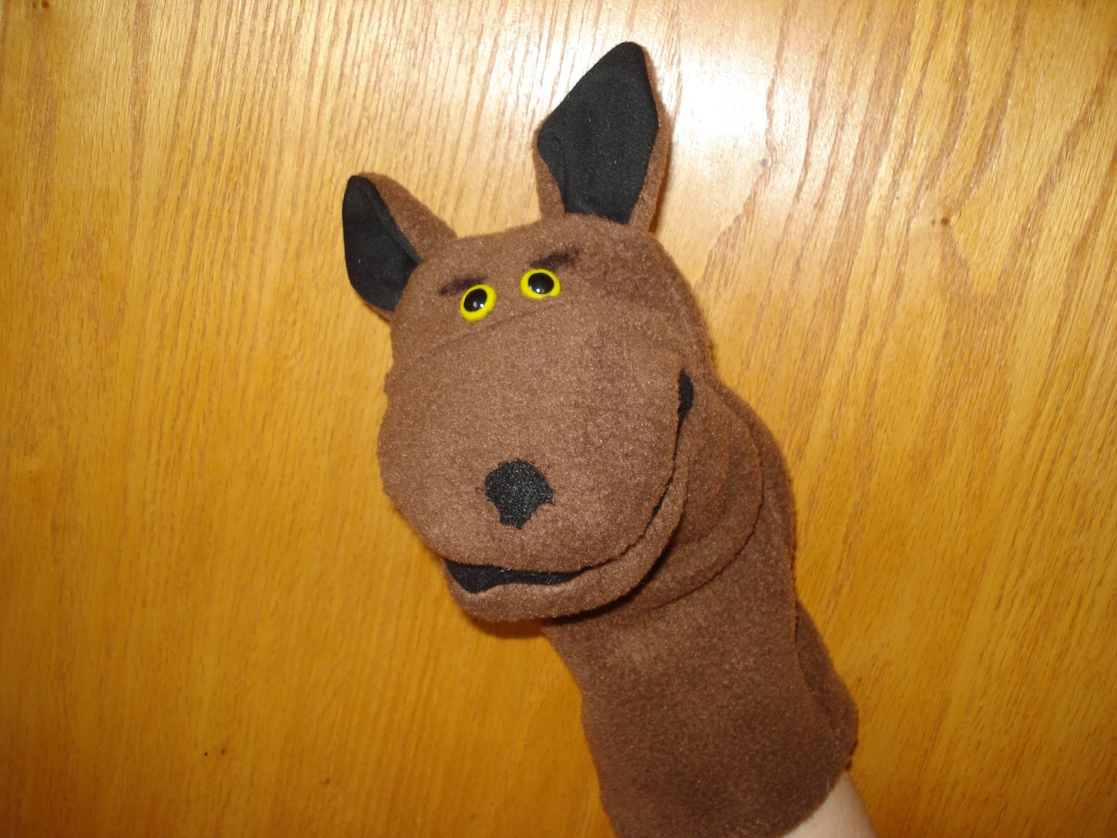 Jackal Hand Puppet Movable Mouth Washable 10 Inches Long - Etsy