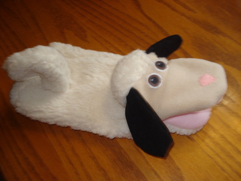 Sheep Lamb Hand Puppet Sewn Felt Eyes Movable Mouth - Etsy