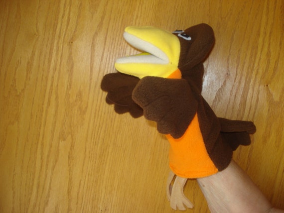 Robin Bird Hand Puppet Felt Eyes Movable Mouth - Etsy