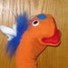 Orange Long Sock Puppet Theater Perform Interactive - Etsy
