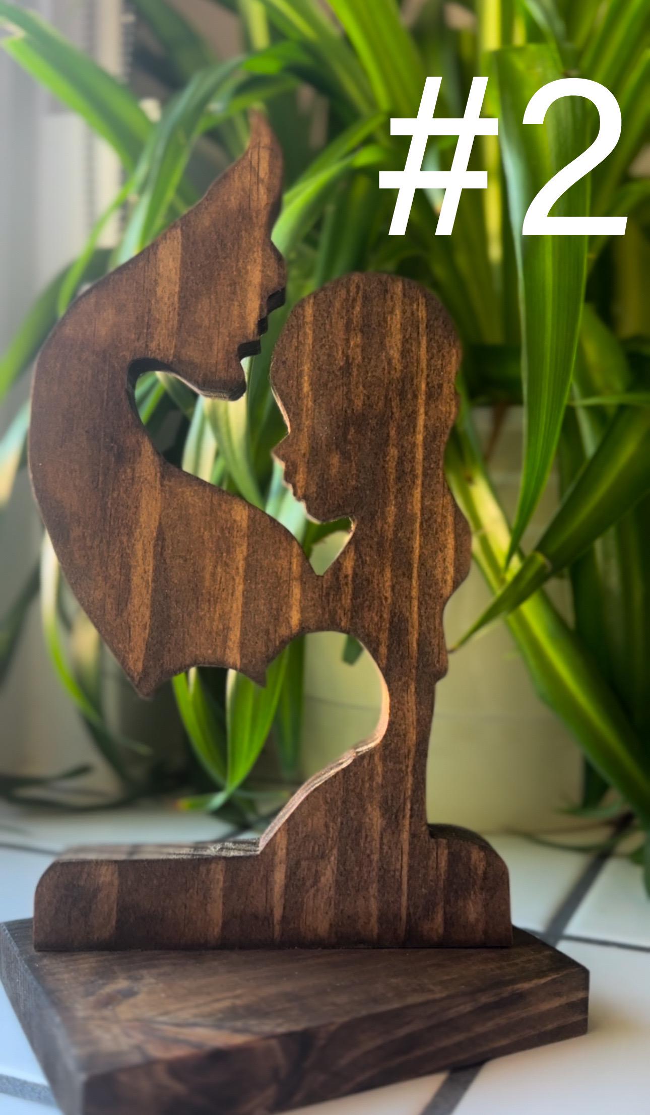 Silhouette Art / Mom Inspired Rustis Figurines - Etsy