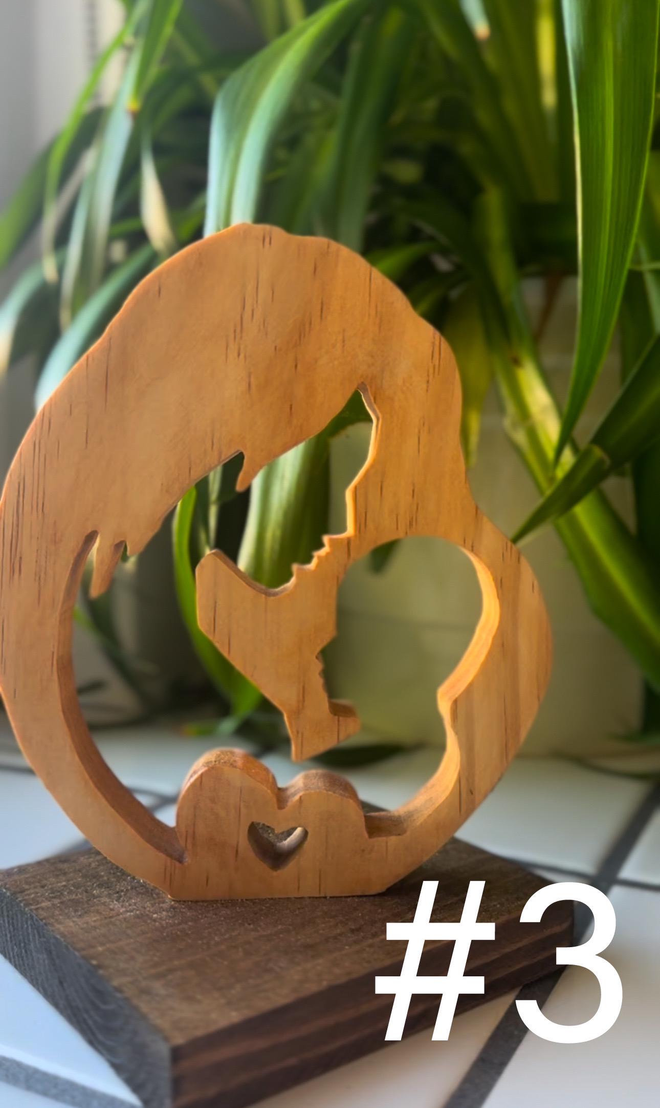 Silhouette Art / Mom Inspired Rustis Figurines - Etsy