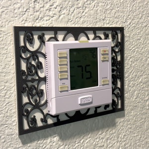 Thermostat Wall Plate Cover, 3D, Made for Your Thermostat Dimensions - Etsy