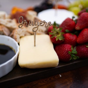 Cheese Markers Set, Grazing Table Prop, Charcuterie Board Accessories ...