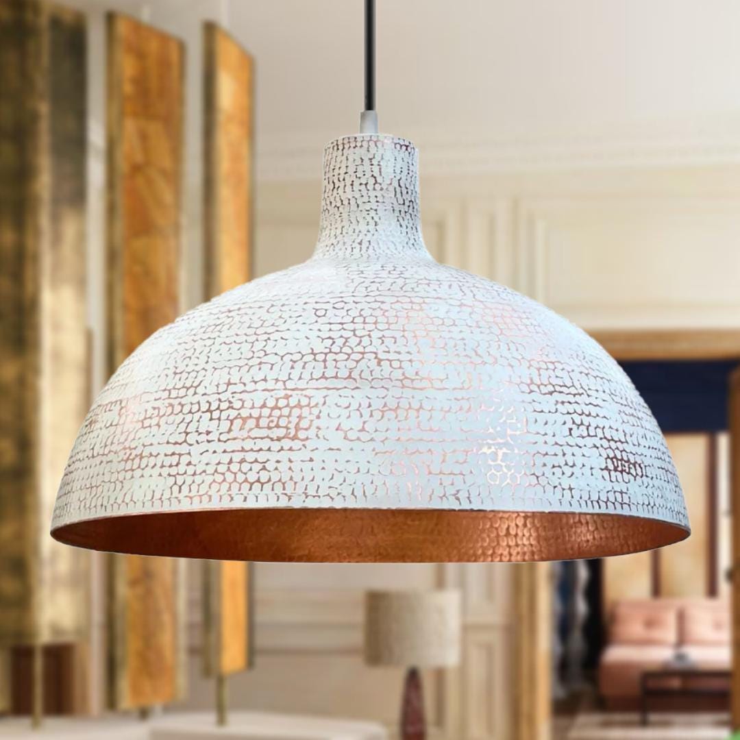 Copper Island Kitchen Lighting Elegant Fixtures,handmade Copper Rustic ...