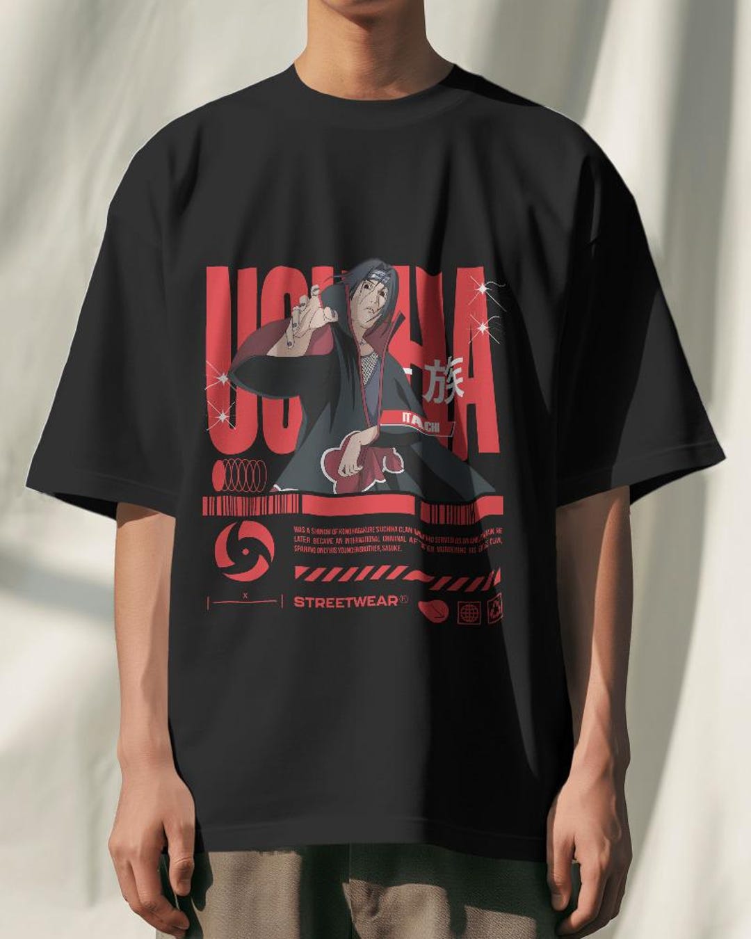 Itachi Uchiha Clan Anime Tshirt Naruto Fan Merch Sasuke Itachi Anime ...