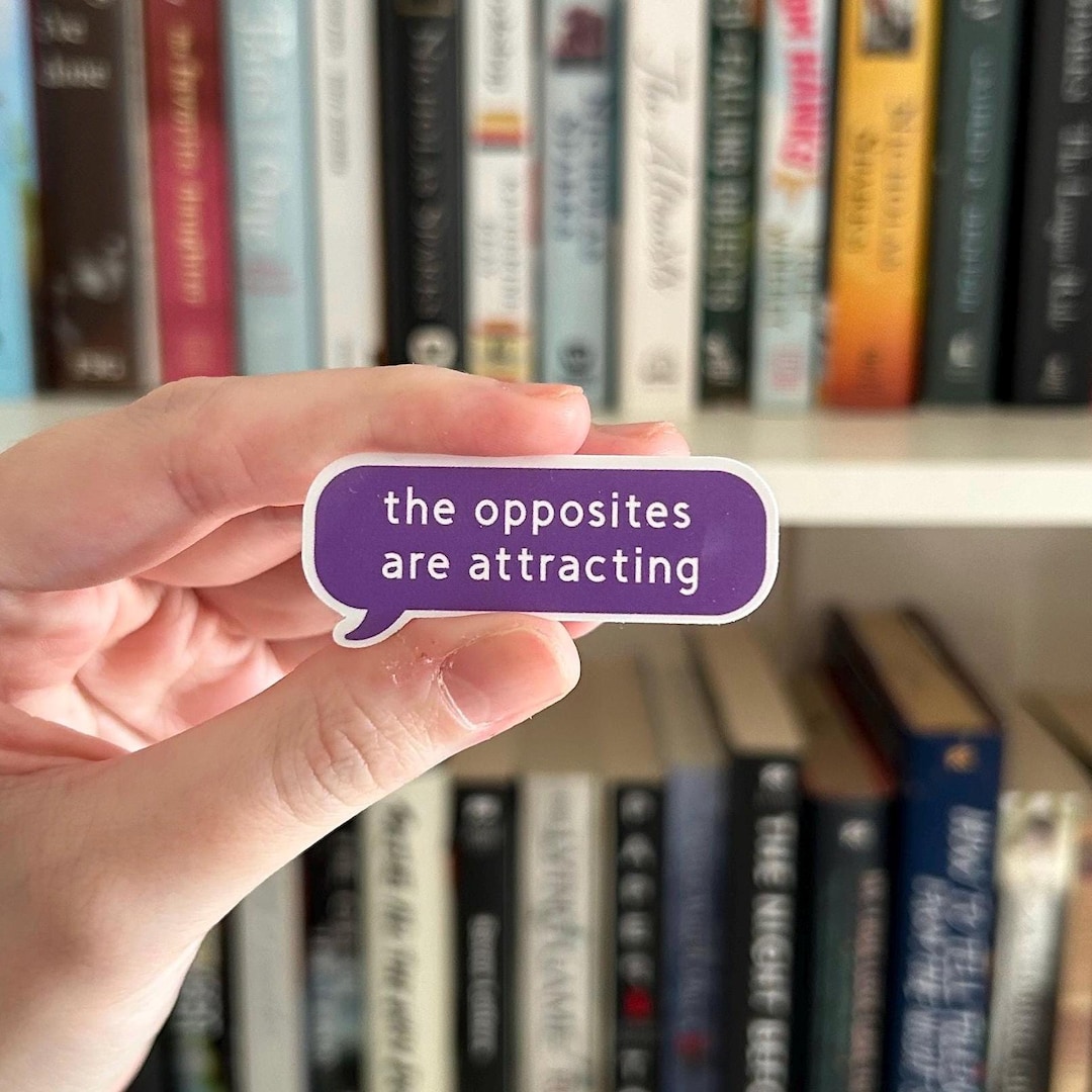 The Opposites Are Attracting Laptop Kindle Water Bottle Sticker - Etsy
