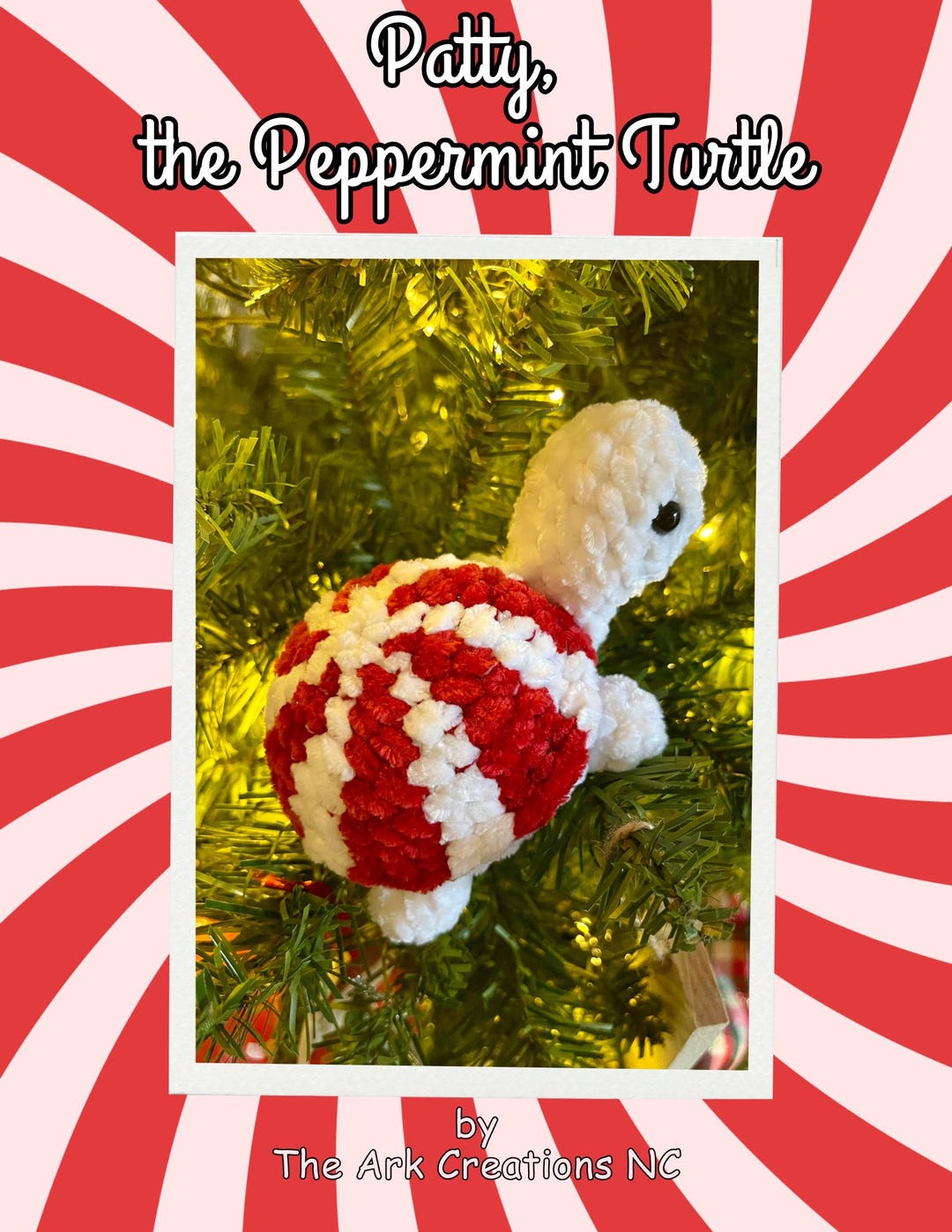 Patty, the No-sew Peppermint Turtle - Etsy