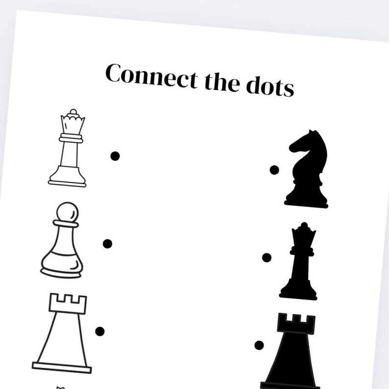 Printable Chess Themed Worksheets for Preschoolers. Pre-writing Skills ...